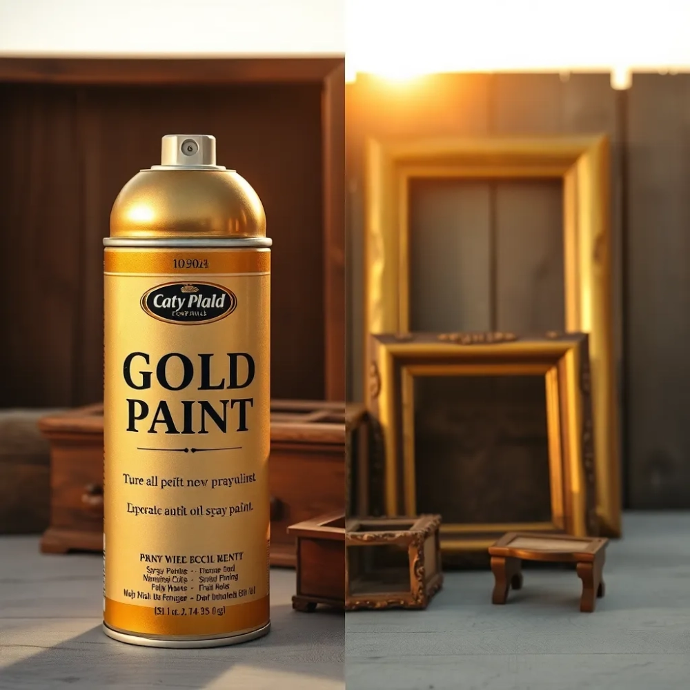 Złota Farba do Drewna w Sprayu 2025 Przegląd Najlepszych Opcji i Porady ...